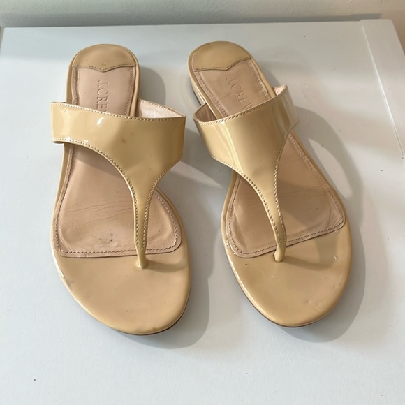 J. Crew | Shoes | Jcrew Capri Thong Sandals In Leather | Poshmark